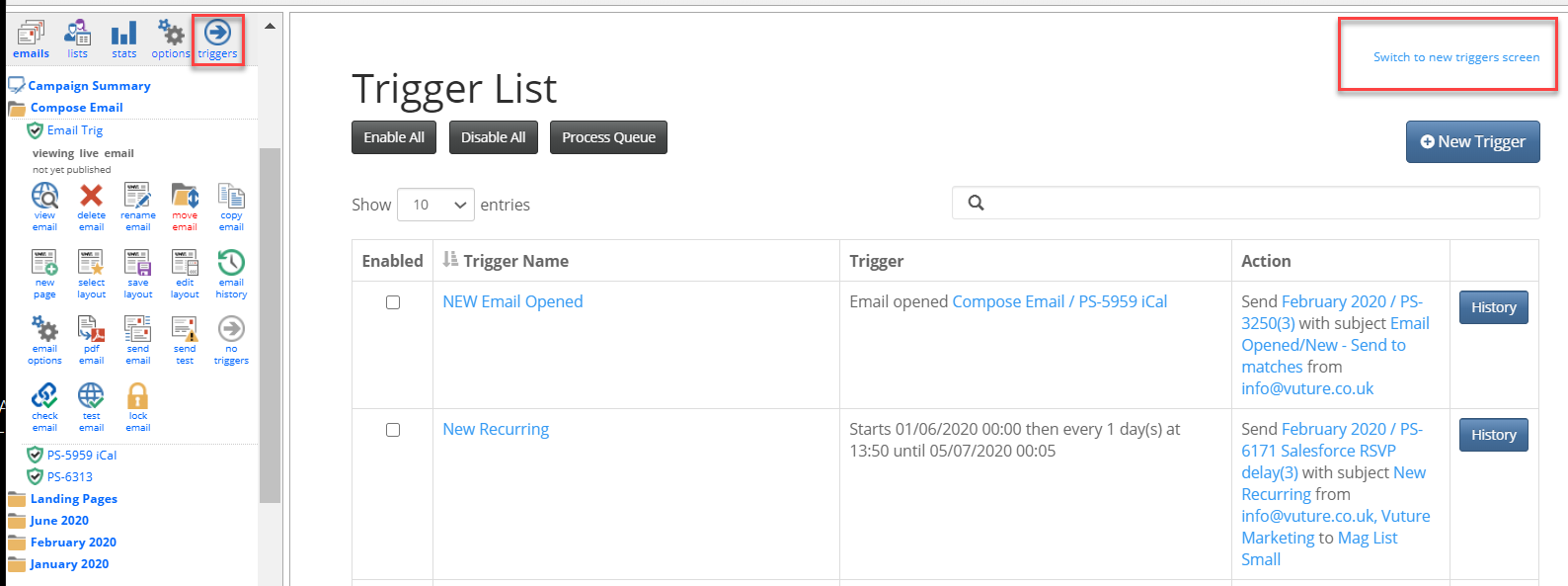 Visual Workflow For Triggers 