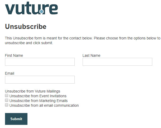 Manage Unsubscribes Using InterAction