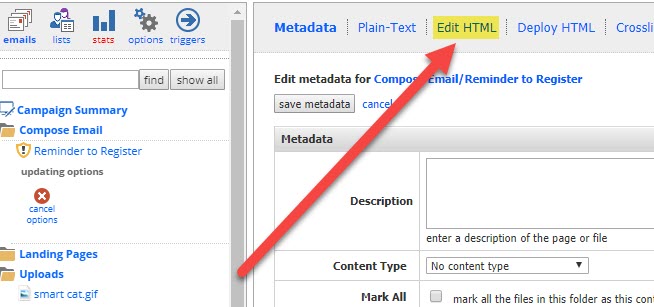 How to add an animated GIF to an email